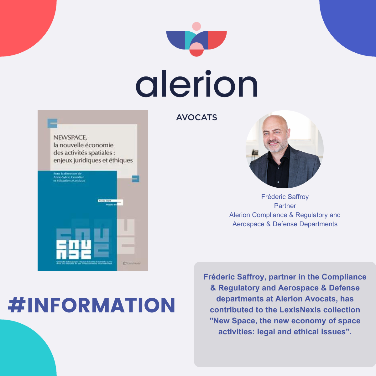 Fréderic Saffroy, partner in the Compliance & Regulatory and Aerospace ...